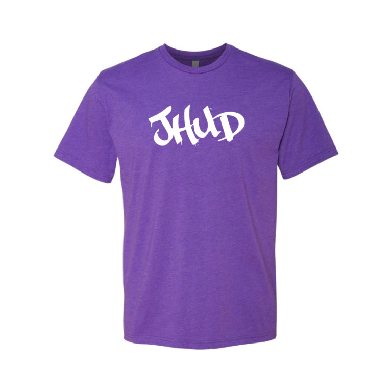 JHUD Graffiti Logo Tee – Purple – JHUD Store